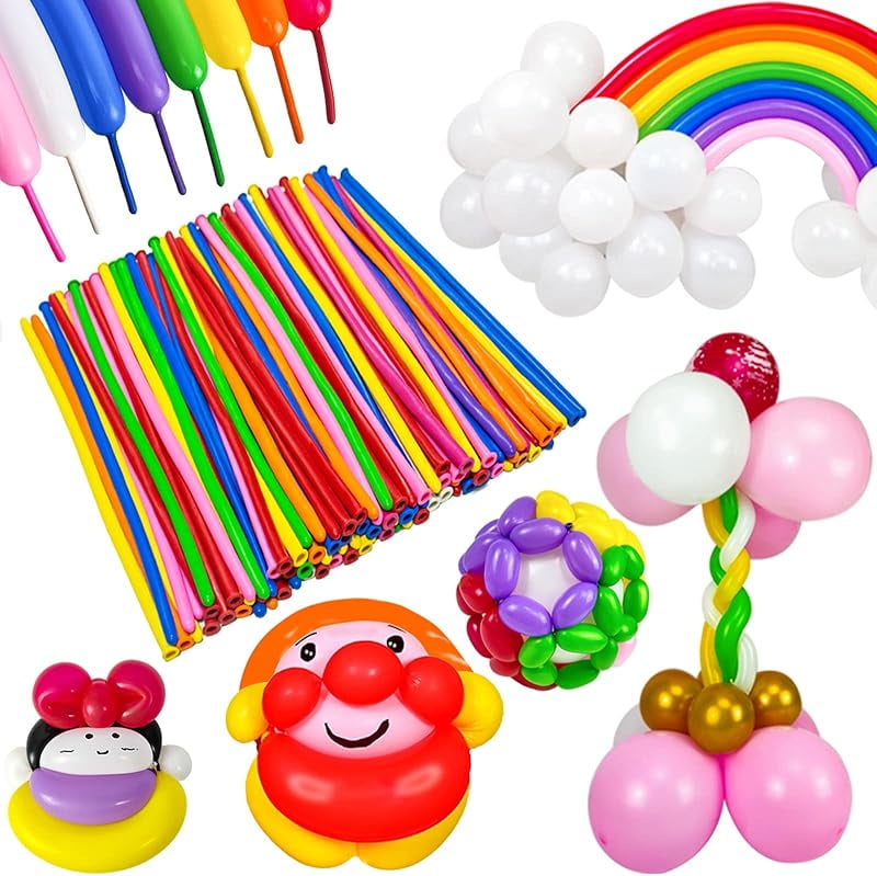 260 Balloons Clear, Thickening Long Balloons for Tying Arch, Twisting ...
