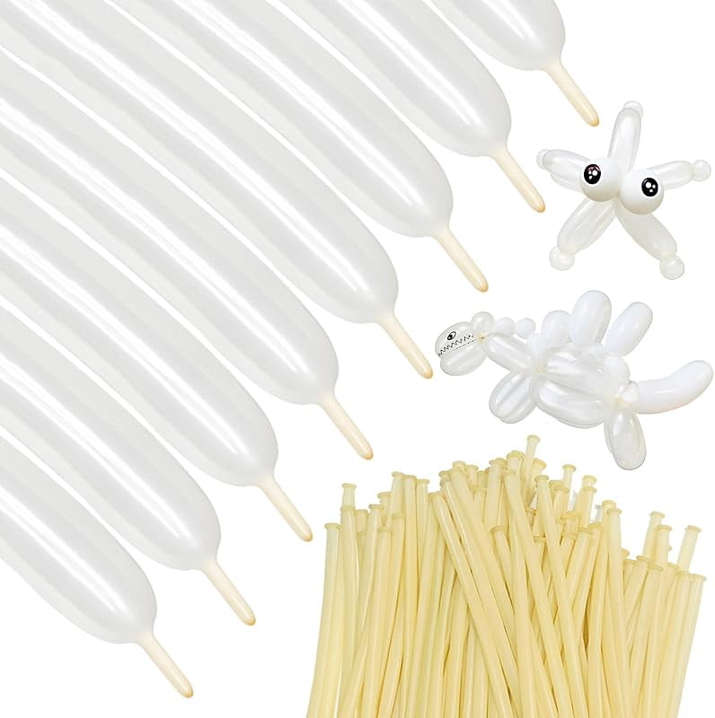 260 Balloons Clear, Thickening Long Balloons for Tying Arch, Twisting ...