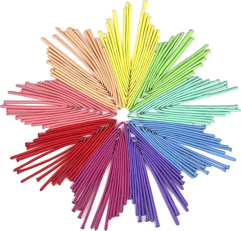 260 Balloons Clear, Thickening Long Balloons for Tying Arch, Twisting ...