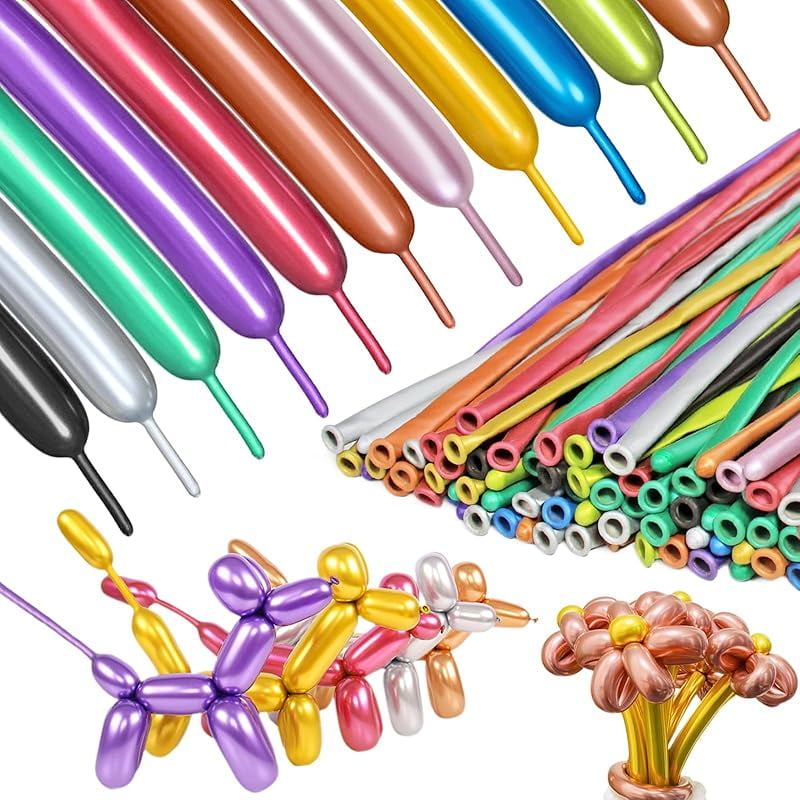 260 Balloons Clear, Thickening Long Balloons for Tying Arch, Twisting ...