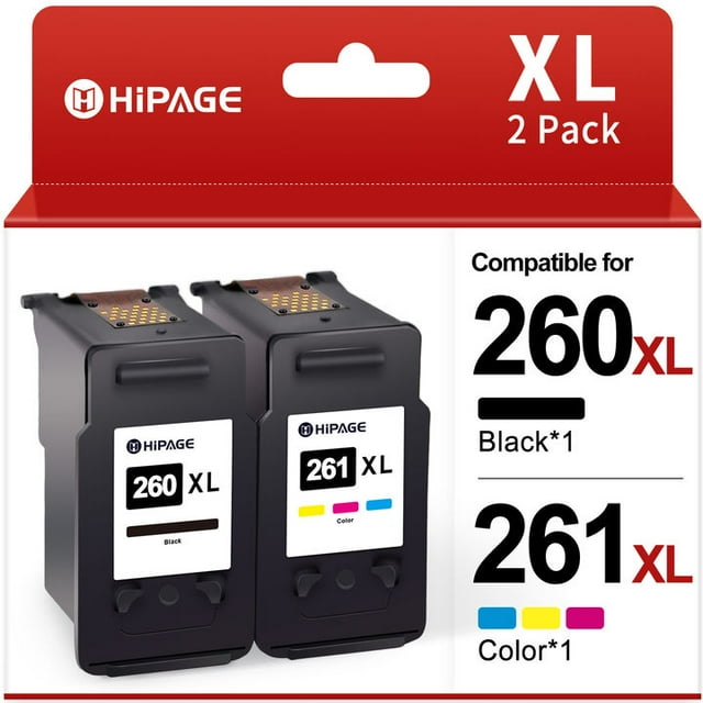 260 Ink for Canon 260/261 Ink Cartridge for 260XL Black Ink for Canon ...