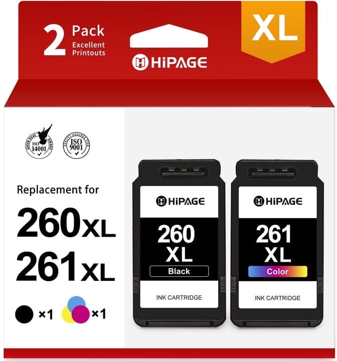 260 Ink for Canon 260/261 Ink Cartridge for 260XL Black Ink for Canon ...