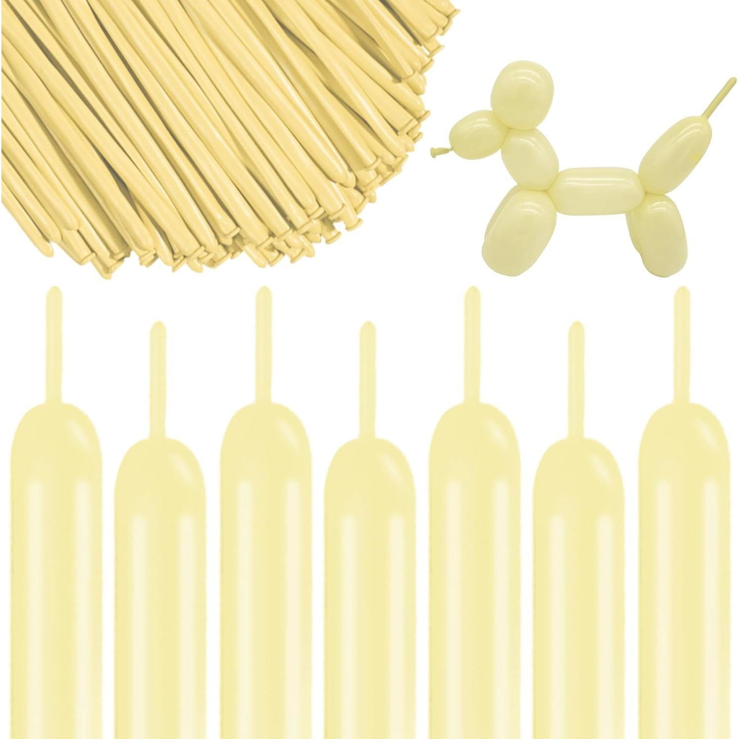 260 Long Balloons 100 Pack Red Twisting Animal Balloons Thickening ...