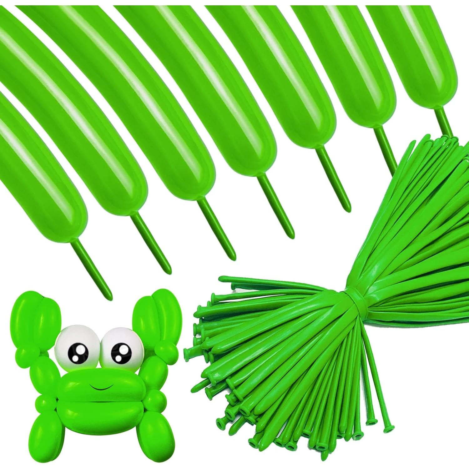 260 Long Balloons 100 Pack Red Twisting Animal Balloons Thickening ...