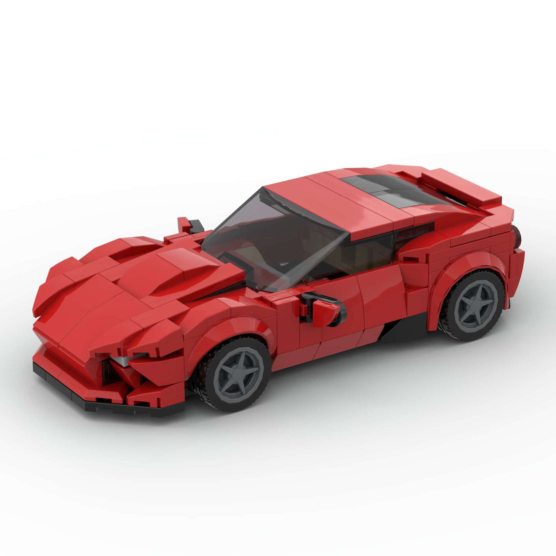 260 PCS Ferrari Roma MOC(compatible with mainstream brands)Speed ...