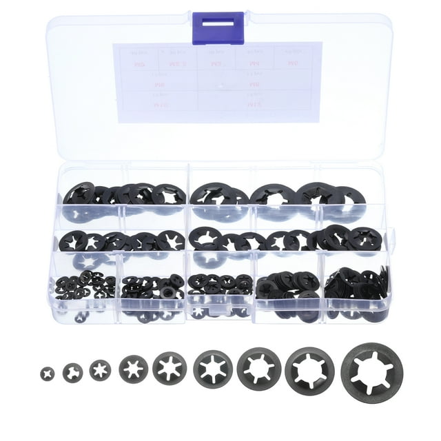 260 Packs Internal Tooth Star Lock Washers Set M2 M2.5 M3 M4 M5 M6 M8 ...
