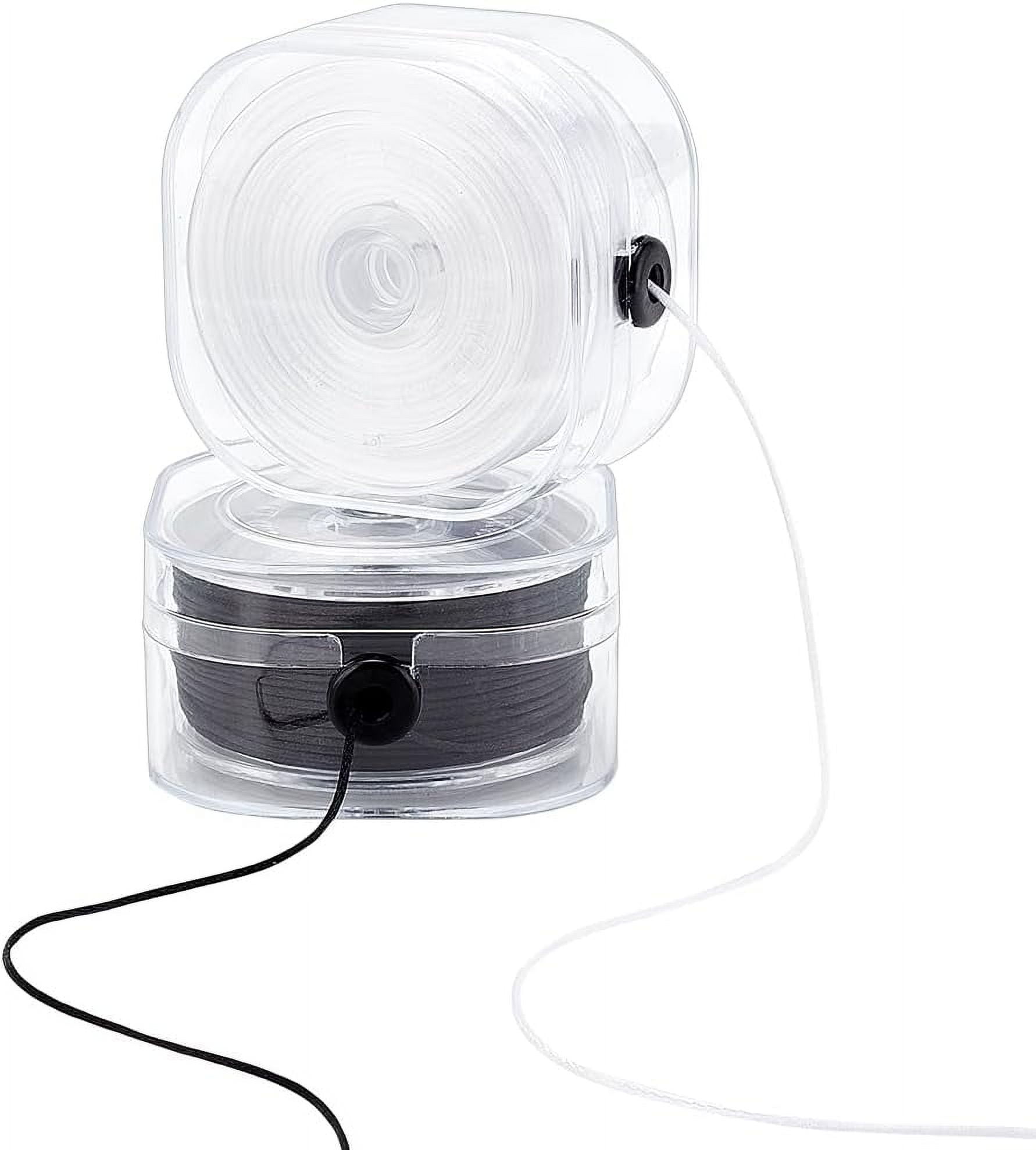 260 Yards Braided Nylon Satin String 0.5mm Bracelet Making String ...