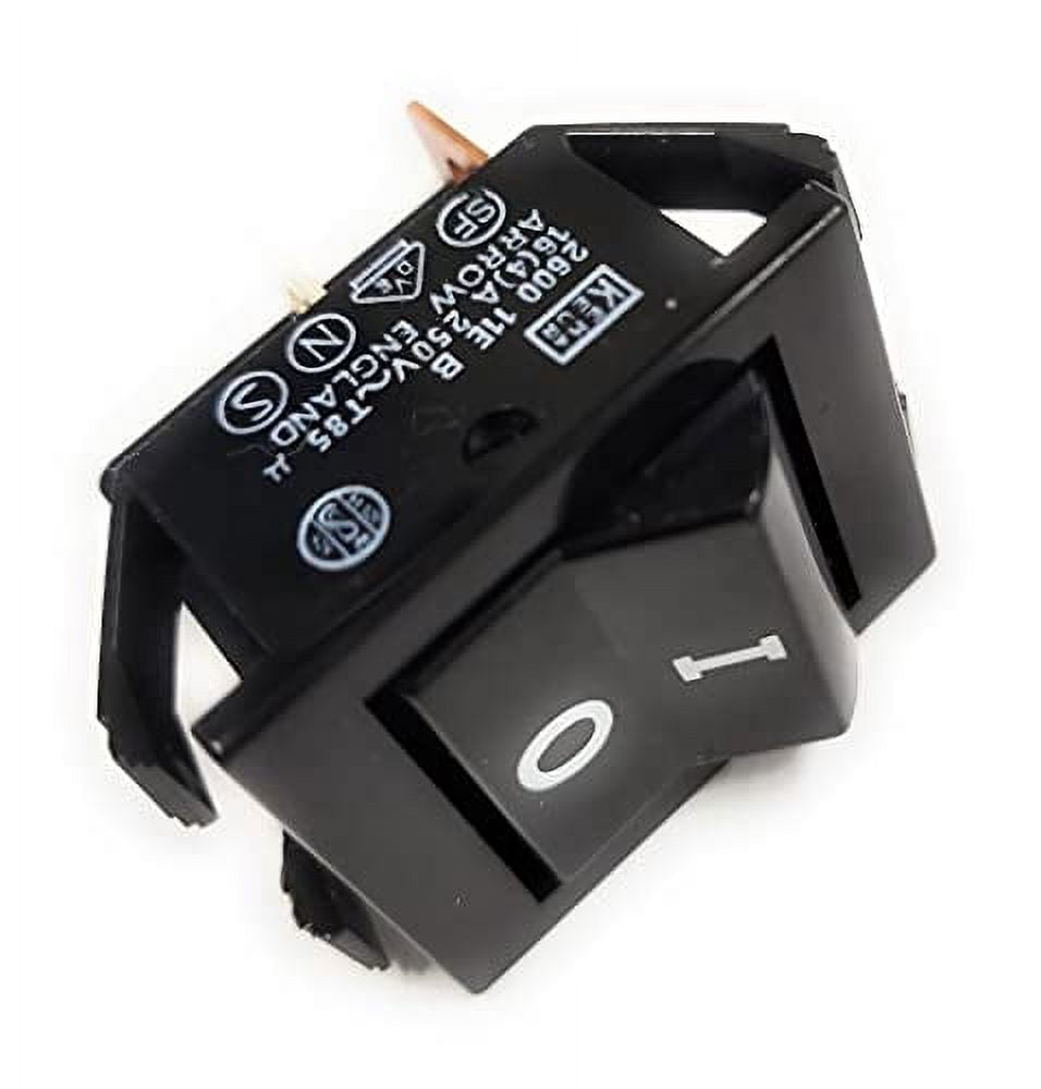 2600-11E-B ROCKER SWITCH (1PC)16A 16 AMP 250VOLT DPST ARROW ENGLAND 1.18 X .85 HOLE SIZE ...