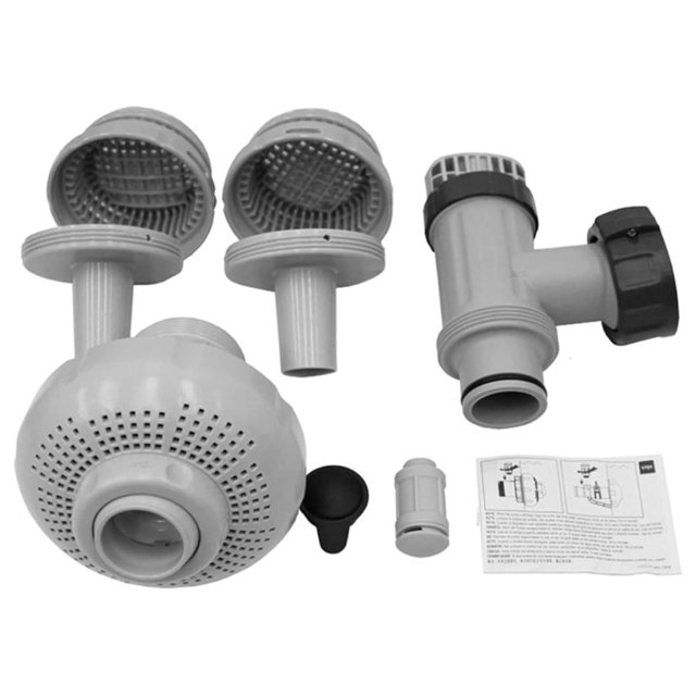 26005E Above Ground Swimming Pool Inlet Air Water Jet Part Kit with ...