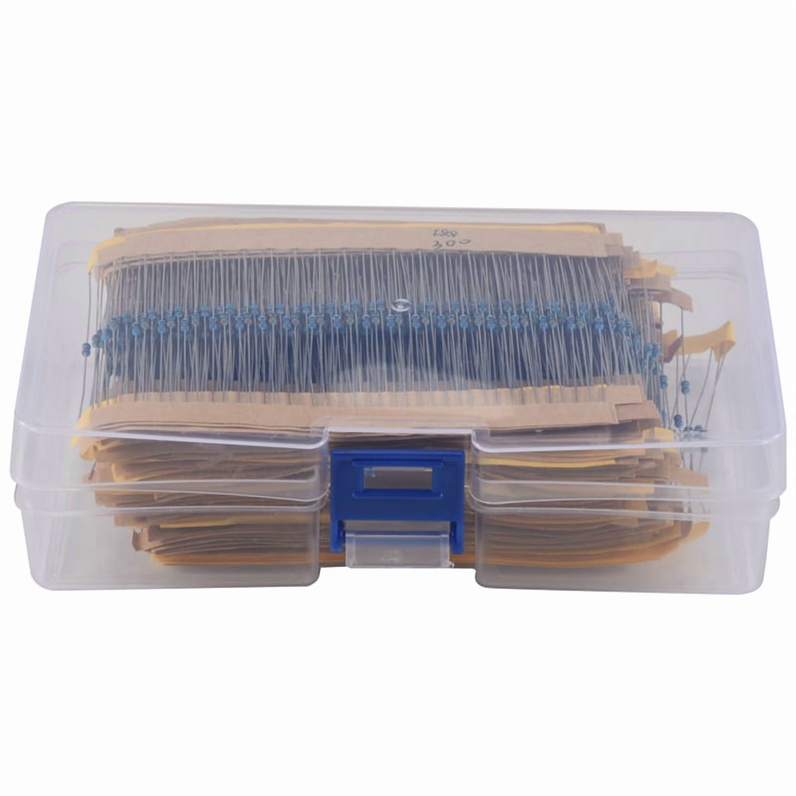 2600Pcs 130 Values 1/8W 0.125W 1% Metal Film Resistors Assorted Pack ...