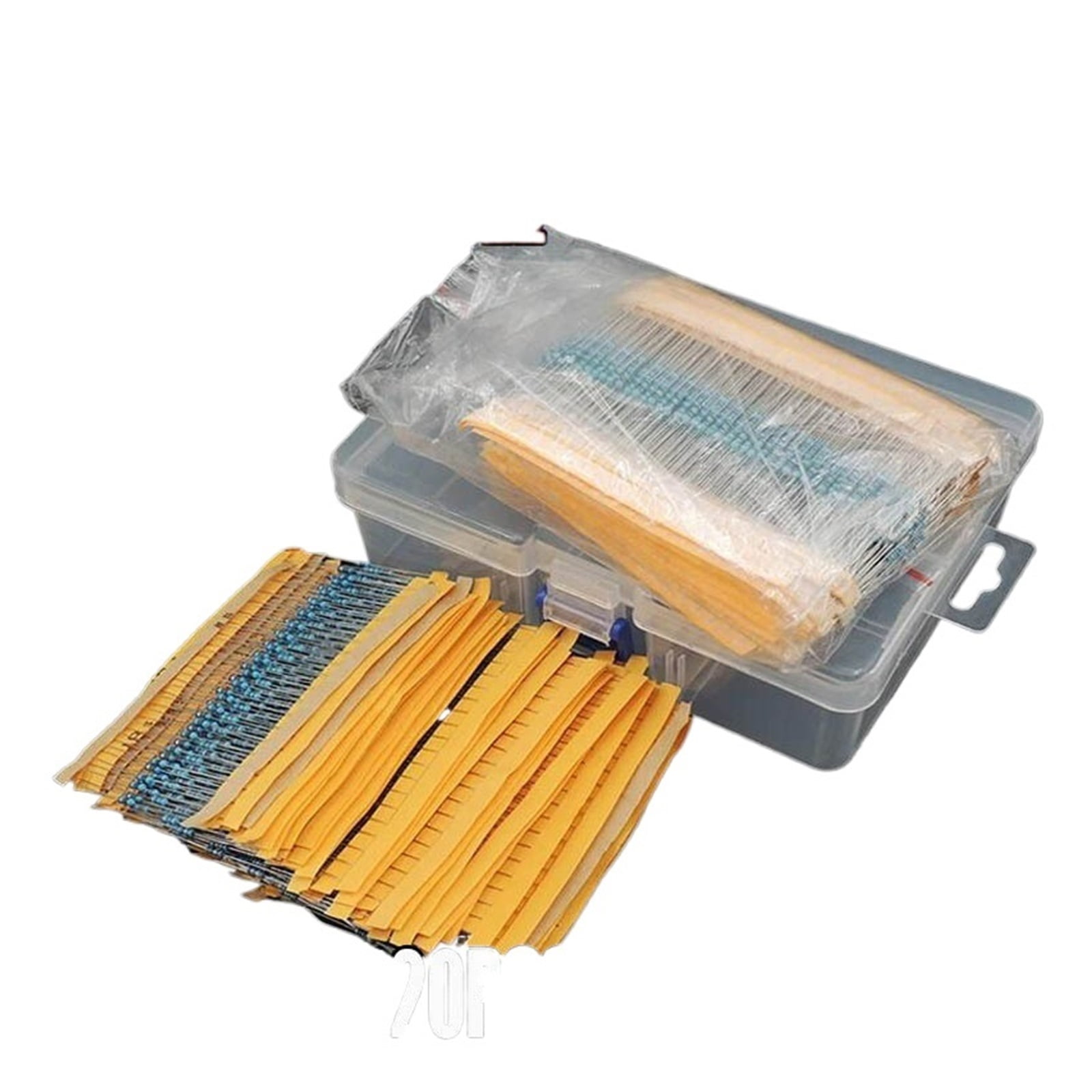 2600Pcs 130Values 1/8W 0.125W 1% Metal Film Resistors Assorted Pack Set ...