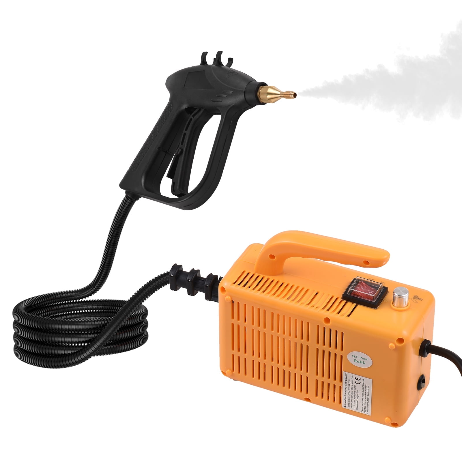 2600W Portable Multi-use Steam Cleaner with Extension Tube Brush Heads ...