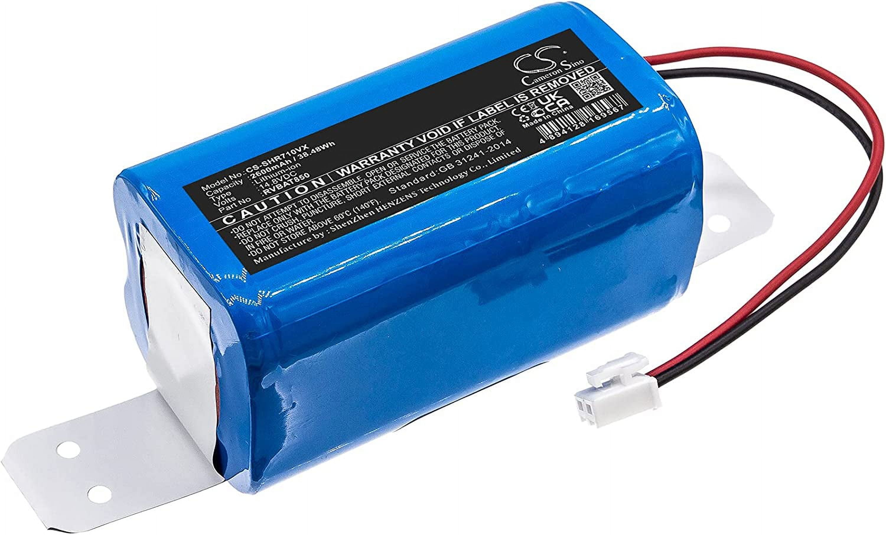 2600mAh/14.8V Replacement Battery for Shark AI Robot PRO RV2001WD RV761R01CA RV2360S RV9126WXUS ...