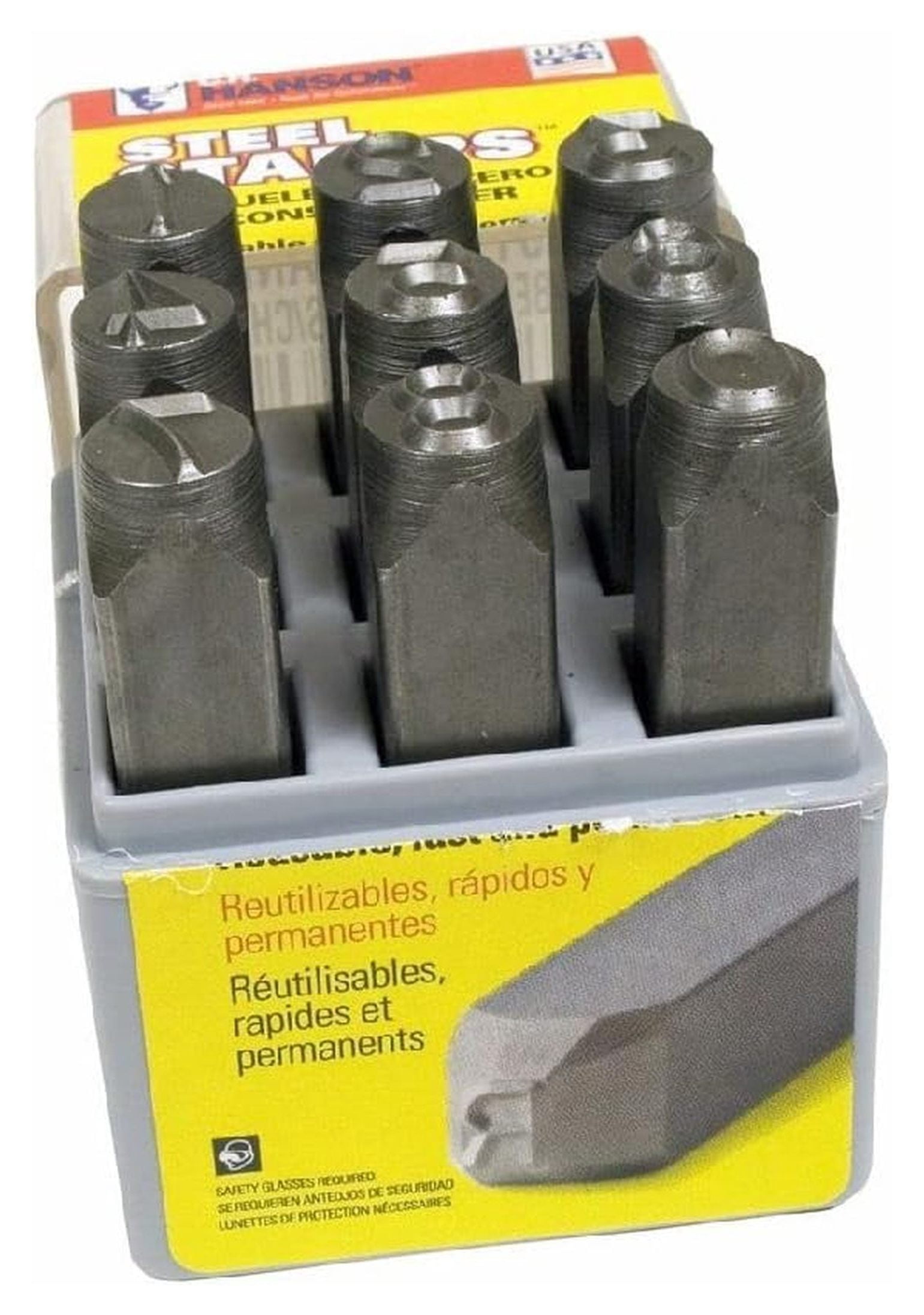 26081 3/32" 5/16" x 2-3/4" Round Face Low Stress Number Set - Walmart.com