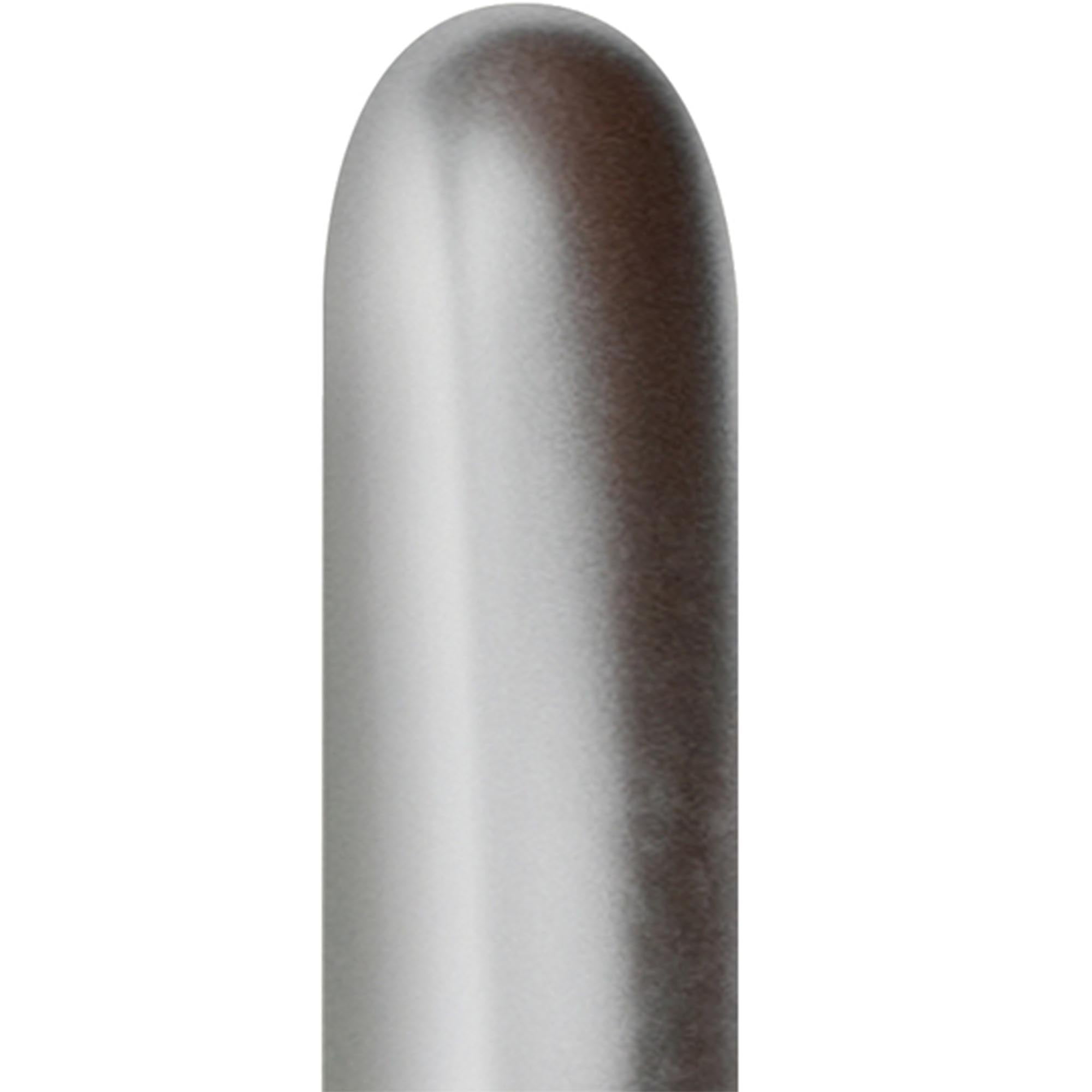 260B Sempertex Reflex Silver Latex Entertainer Balloons (50 Pack ...