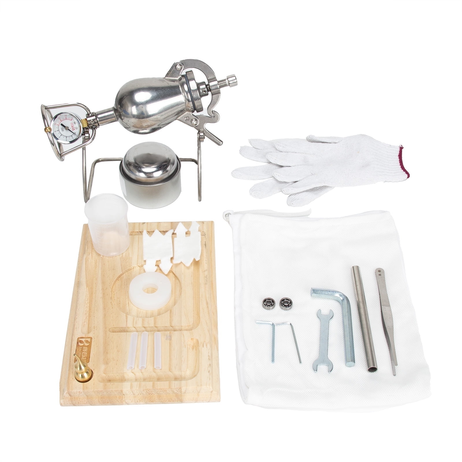 260ML Chinese Hand Cannon Food Amplifier Mini Vintage Popcorn Maker ...