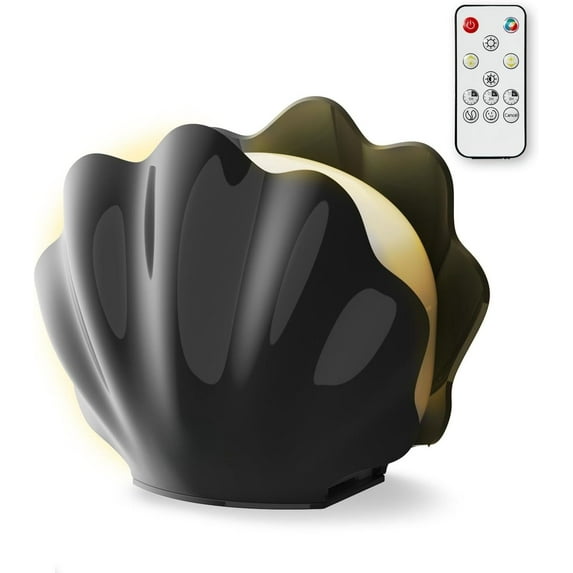 260ML Essential Oil Diffuser Shell Aroma Diffuser with Remote Control 7 ...