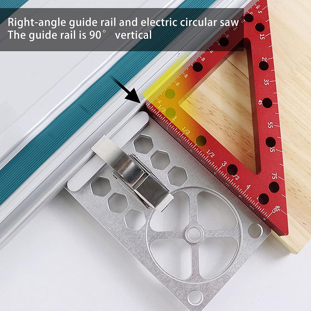 260Mmm Woodworking Track Saw Square Right Angle Circular Saw Guide Rail ...