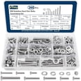 260Pcs Hex Bolts Assortment Kit with 1/4-20, 5/16-18, 3/8-16 Assorted ...