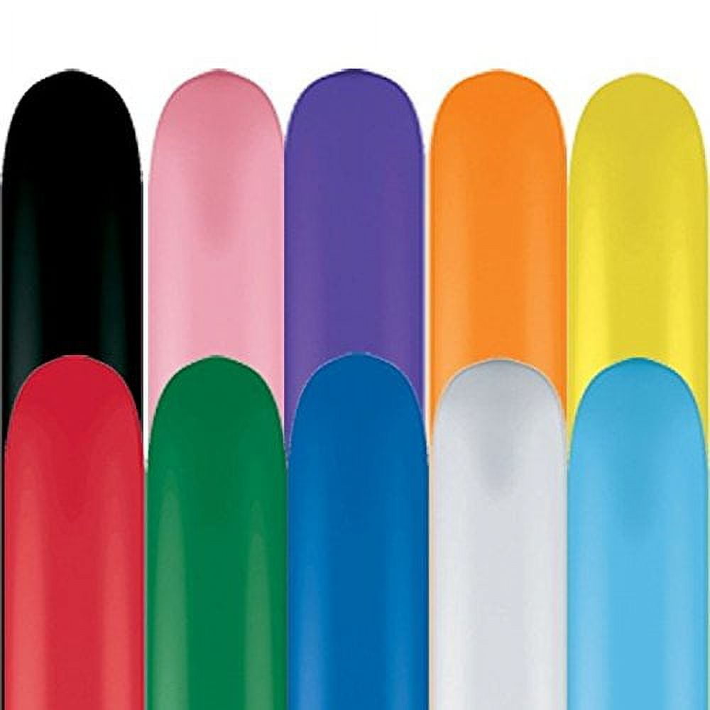 260Q Qualatex Modelling Balloons (Classic Assortment, 100 Pack ...
