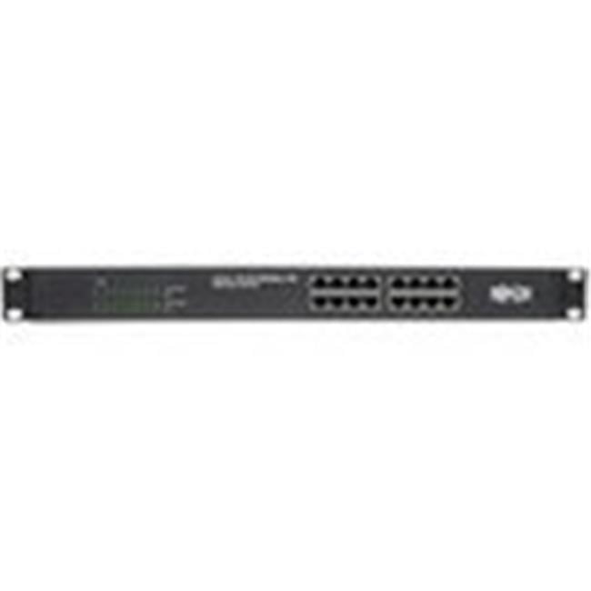 260W 16 Port 10 - 100 & 1000 Mbps 1U Rack-Mount & Desktop Gigabit ...