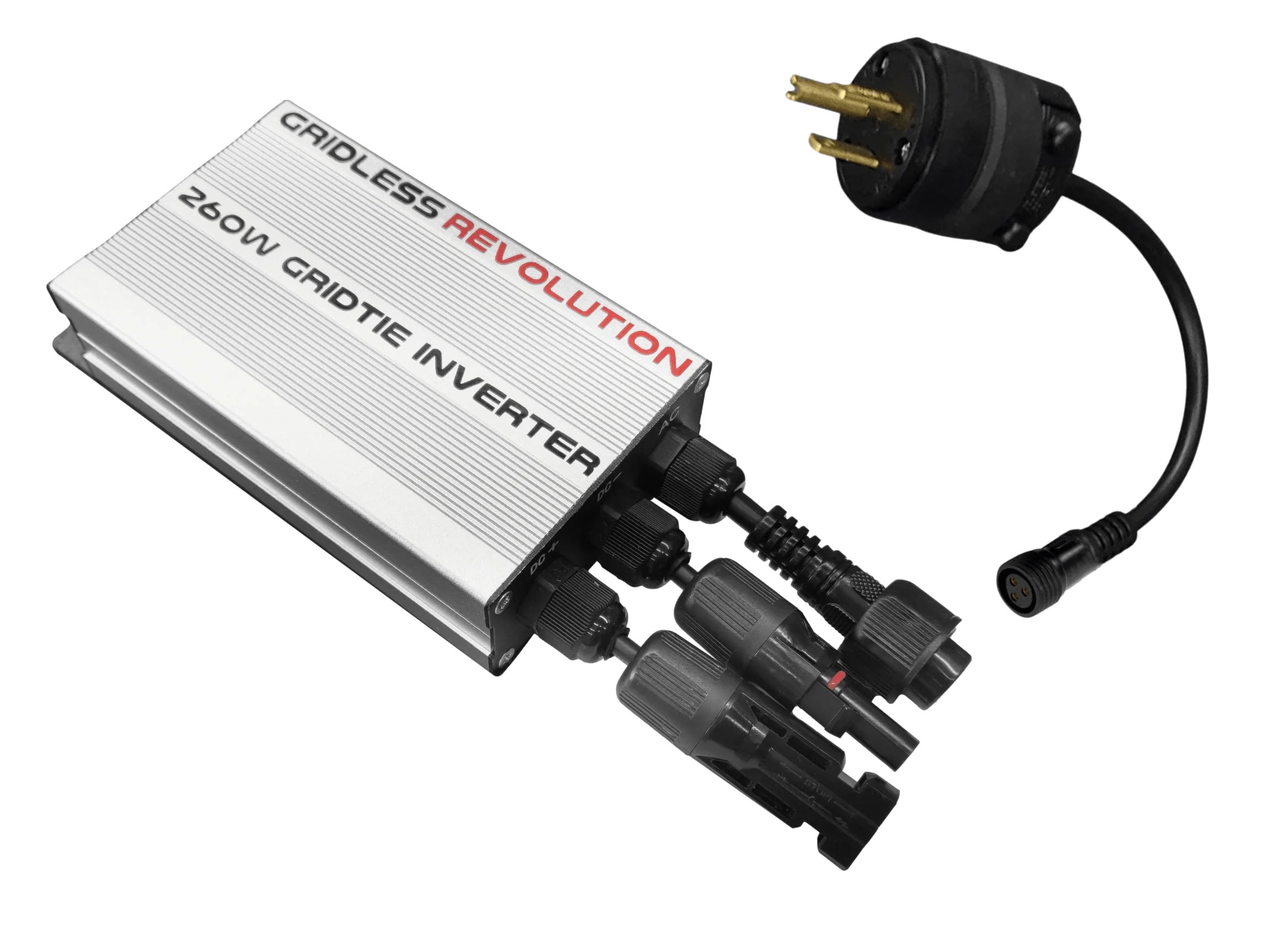 260W-350W Mini Grid Tie Inverter / Microinverter, for 18-50V Solar ...