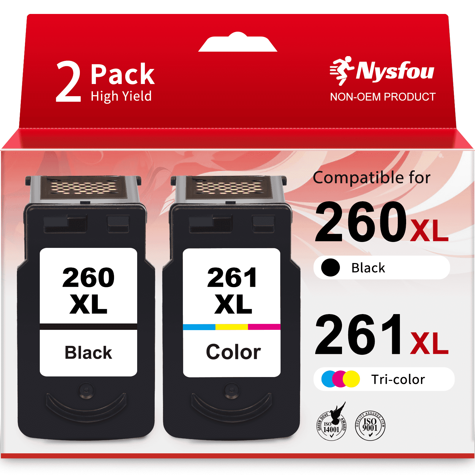 260XL 261XL Ink Cartridges for Canon 260/261 Ink 260 261 Ink PG-260XL ...