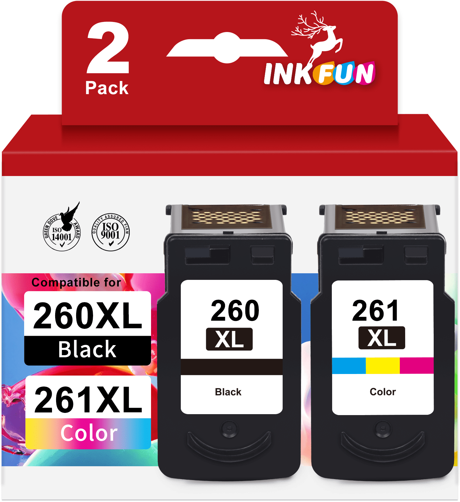 260XL and 261XL Ink Cartridge for Canon 260/261 Ink for Canon Ink 260 ...