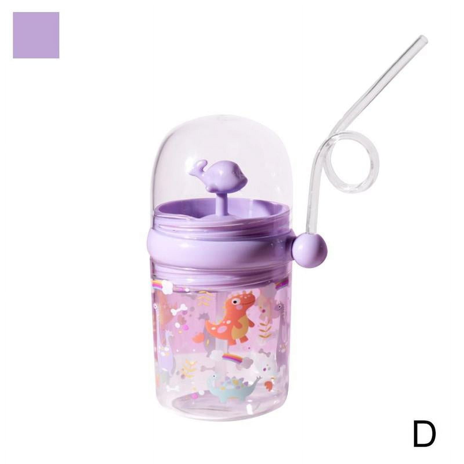 260ml Cute Baby Cup Kids Children Learn Feeding Drinking Water Straw ...