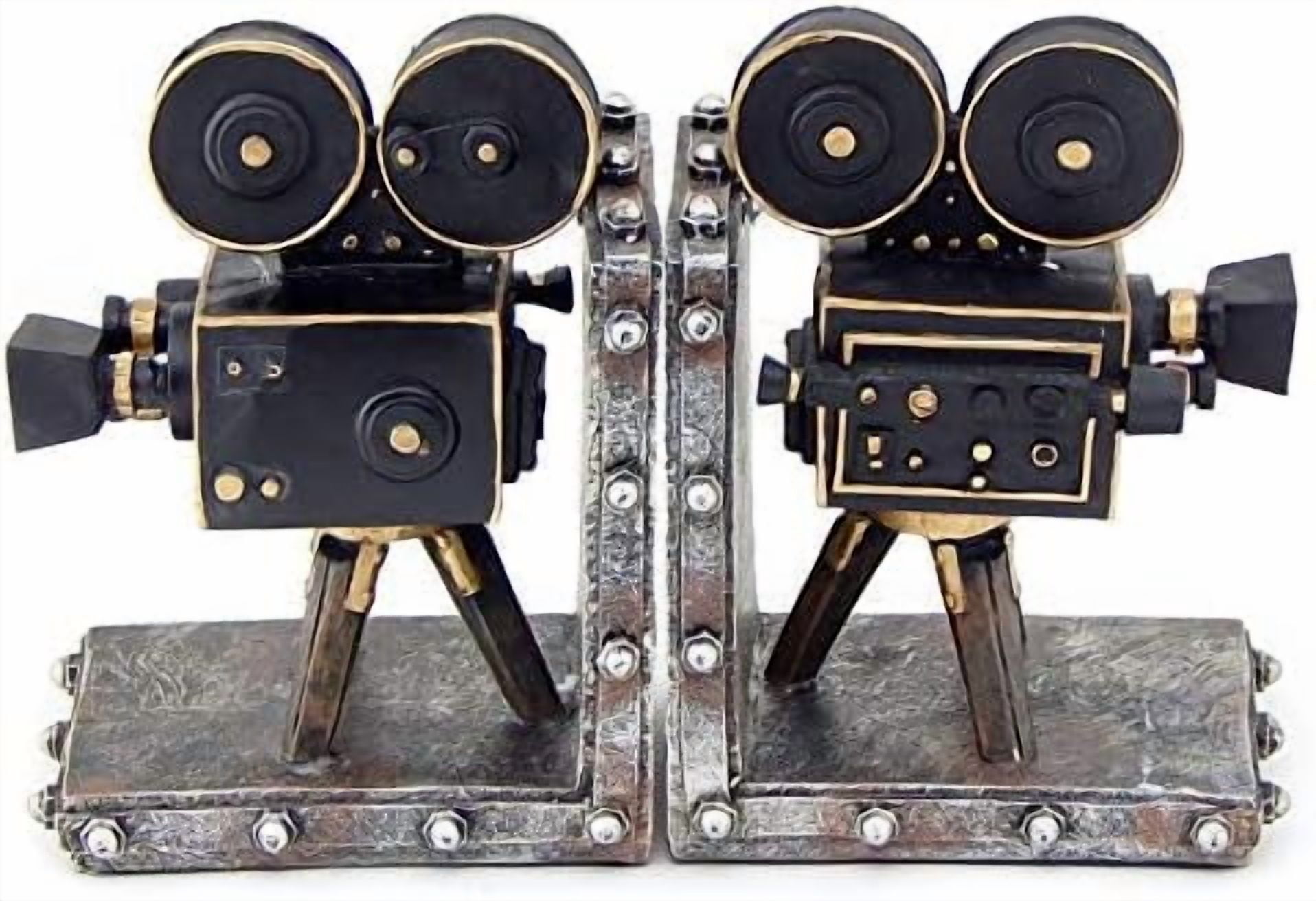 26287 Vintage Camera Bookend Projector Old Style Antiques Movie Sci Fi ...