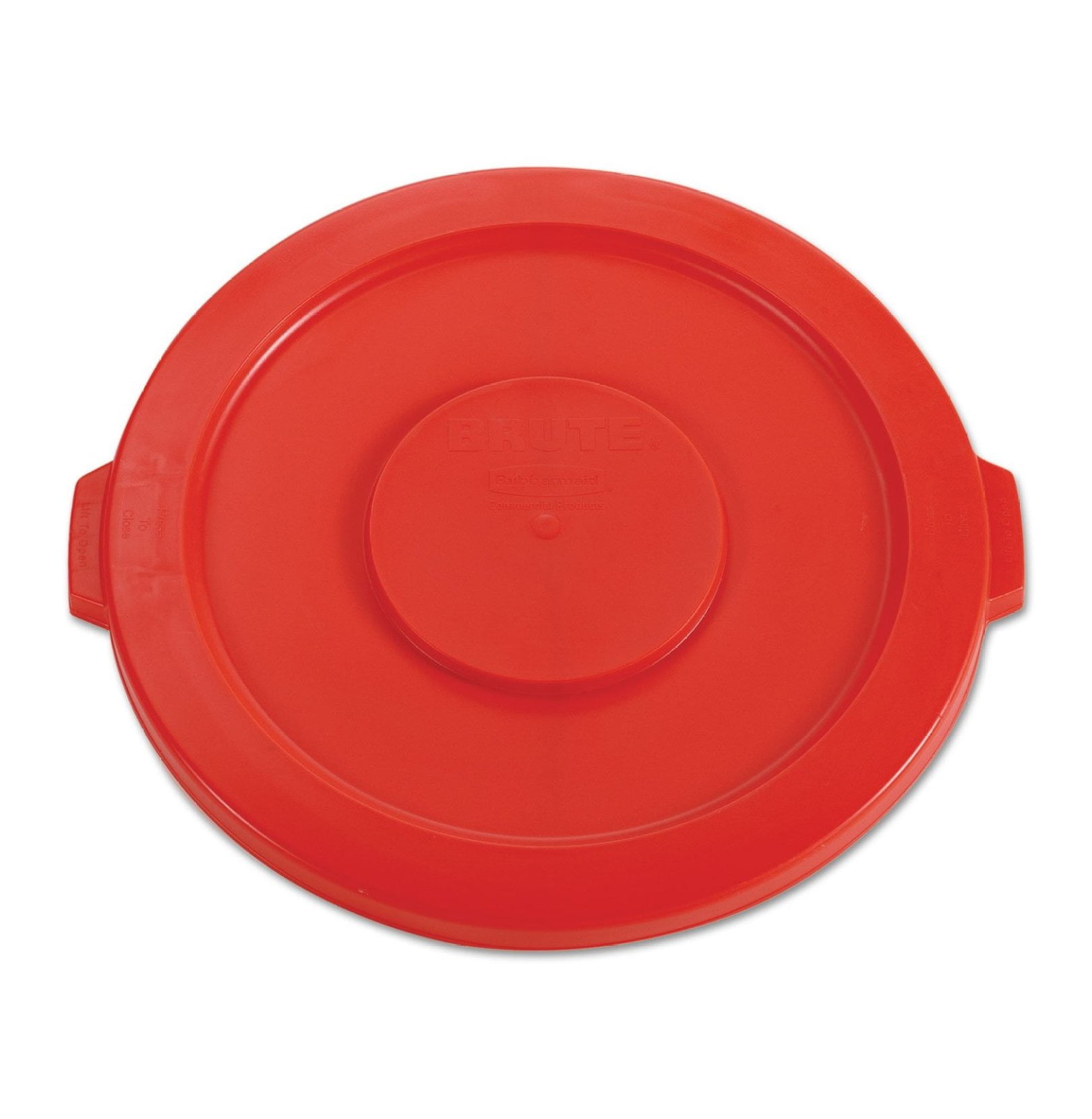2631RED Round Flat Top Lid for 32-Gallon Round Brute Containers 22 1/4 ...