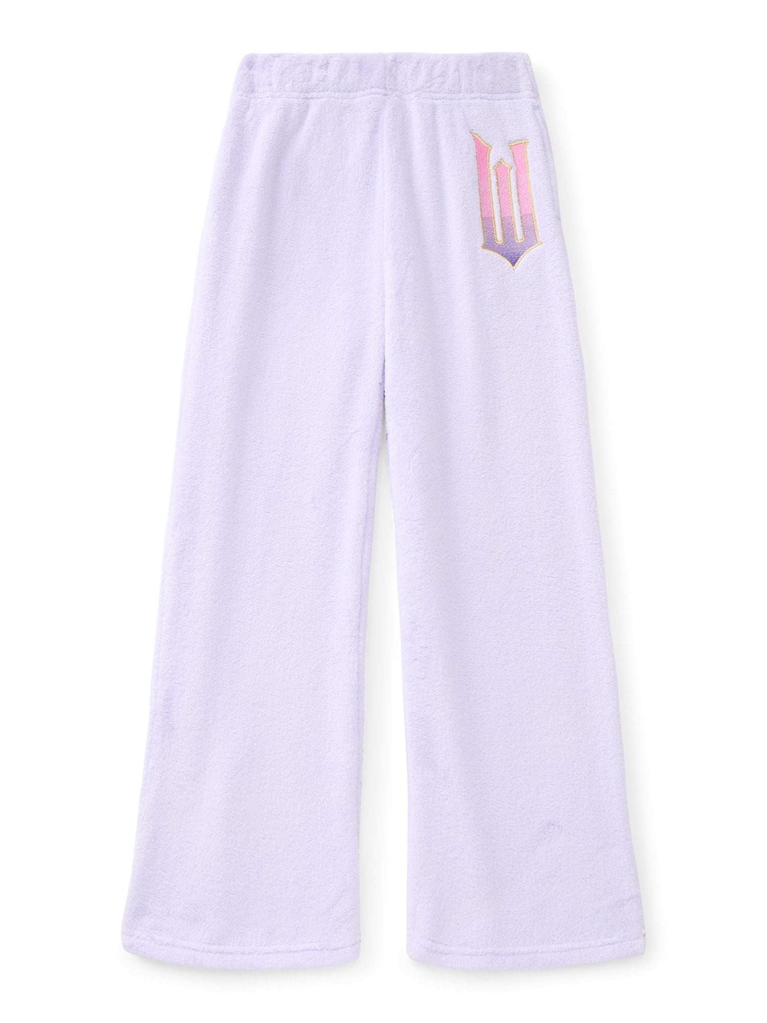 Wicked Girls Plush Wide Leg Sweatpants with Embroidery, Sizes 4-16 ...