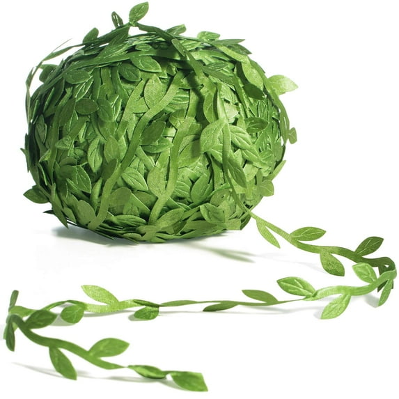 265 Ft Artificial Leaf Ribbon, Olive Green Vines for Rustic Wedding ...