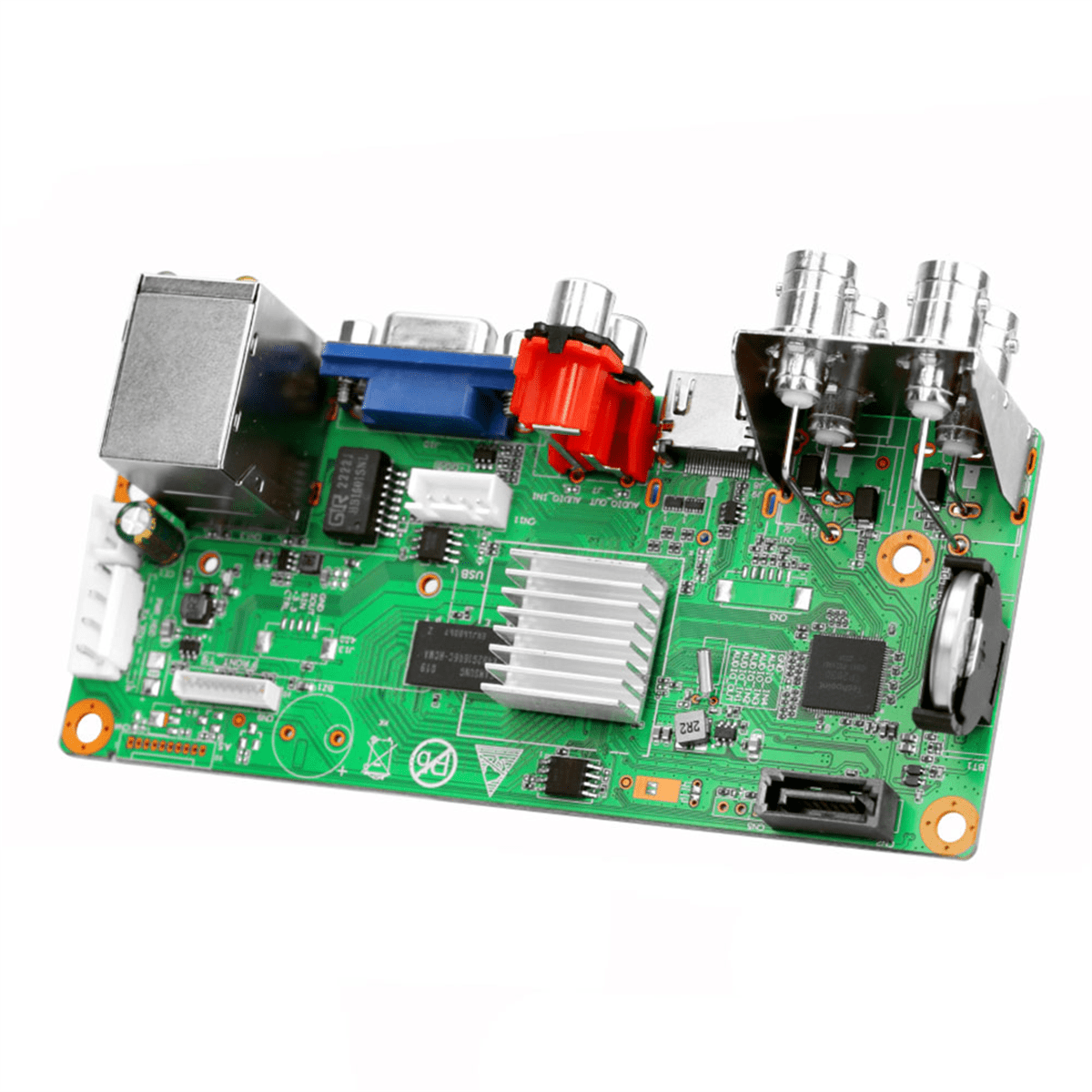 265X 4CH 1080P IP DVR Board XMEYE NVR 4 Channels 6 IN 1 AHD TVI CVI ...