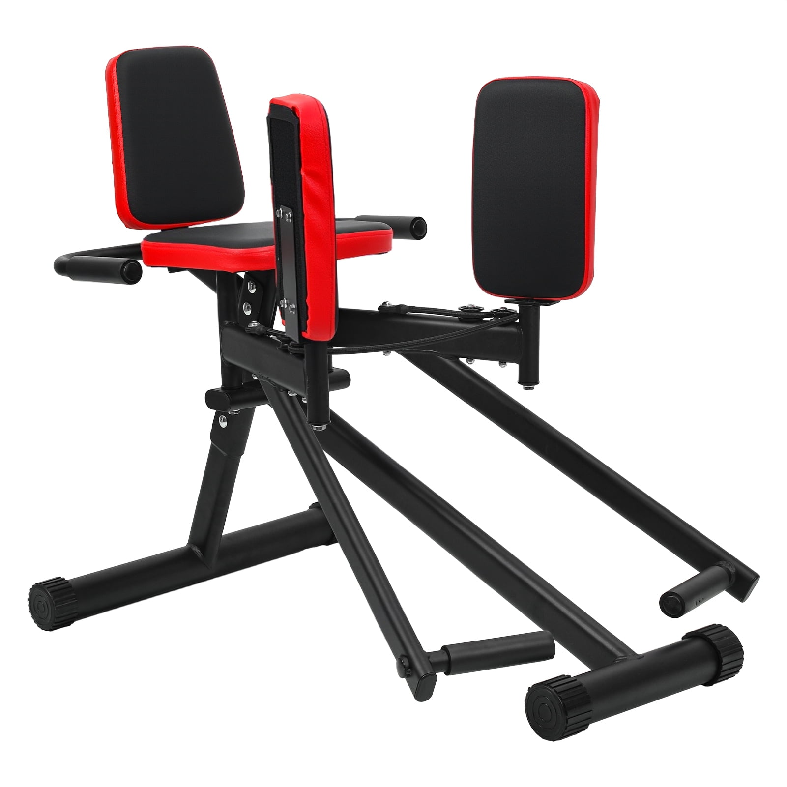 265lbs Capacity Hip Abductor Machine - 2-Level Adjustable Resistance ...