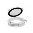 265mm Marine Boat Yacht RV Porthole ABS Plastic Round Hatches Port Lights Replacement Windows ...