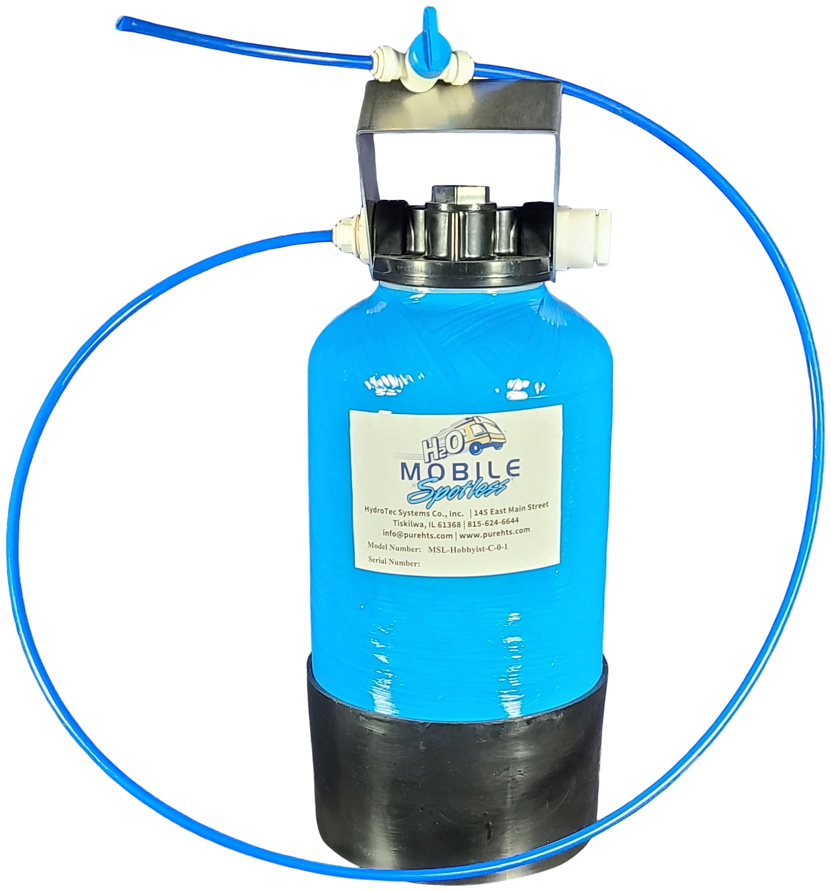 2660 grain Mobile Spotless with tubing and valve providing Rinse Water ...