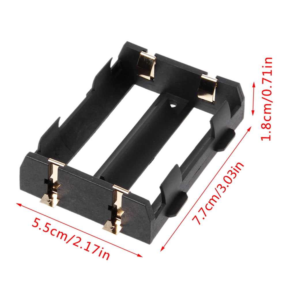 26650 Battery Holder SMD Battery Box for 2-Slot 26650 Batteries 4pin ...