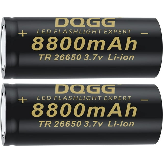 26650 Rechargeable Battery 8800mAh 3.7Volt High Capacity 26650 ...