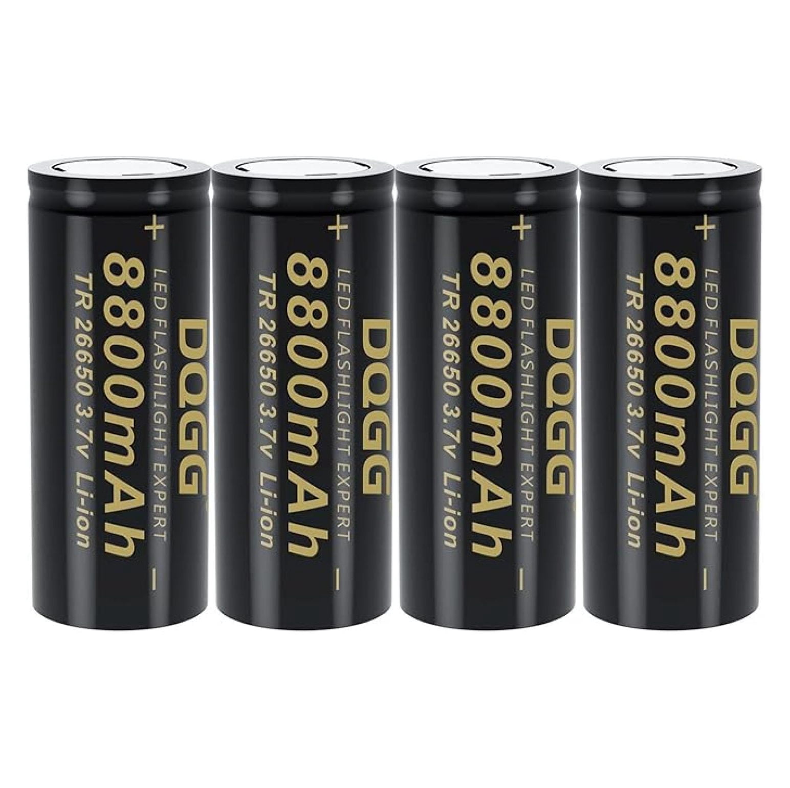 26650 Rechargeable Battery, Flat Top Batteries 8800mAh, 26650 Batteries ...