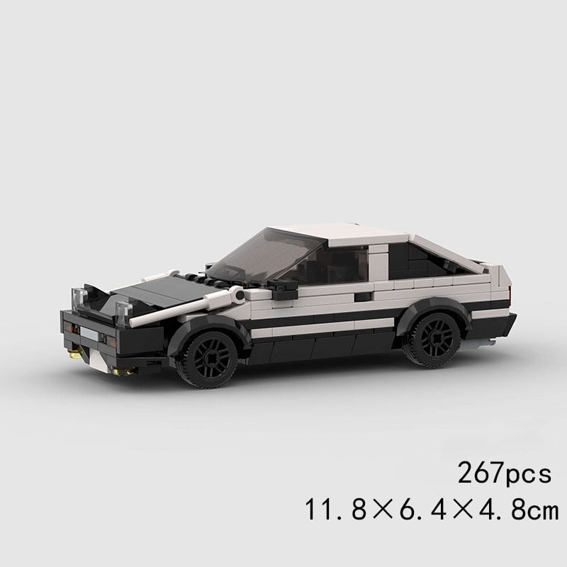 267Pcs AE86 Racing Car Model Building Block Toys Classic MOC ...
