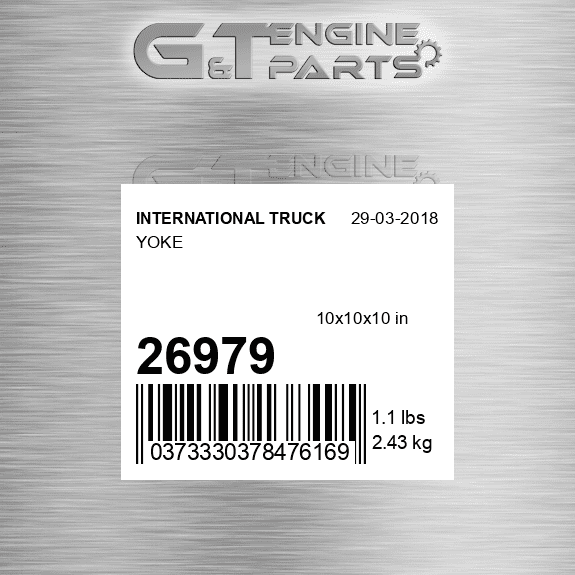 26979 YOKE fits INTERNATIONAL TRUCK (New OEM) - Walmart.com