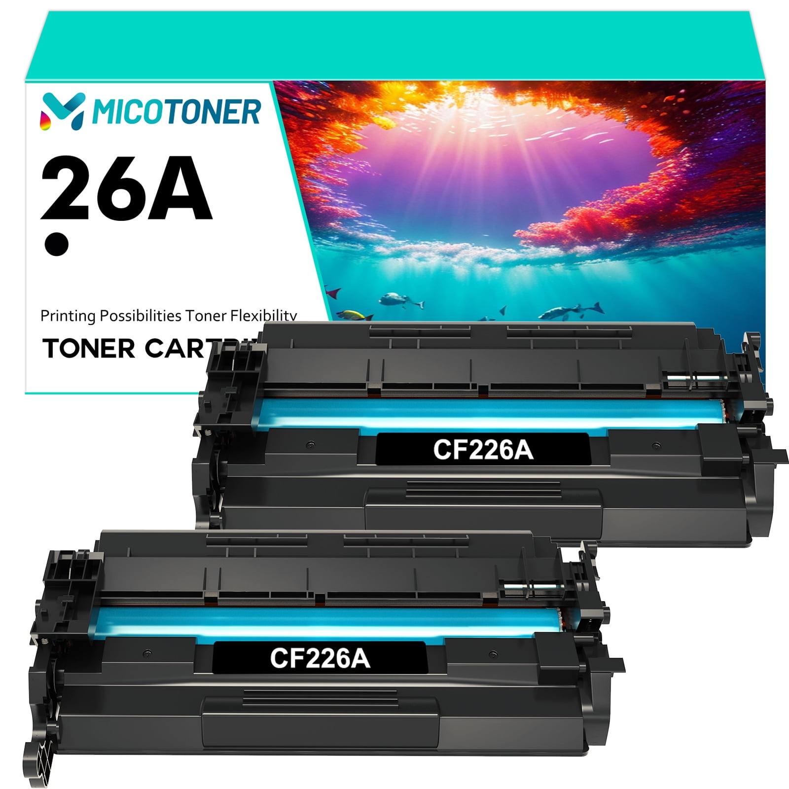 26A Toner Cartridge Compatible for HP 26A CF226A 26X CF226X Pro M402n ...