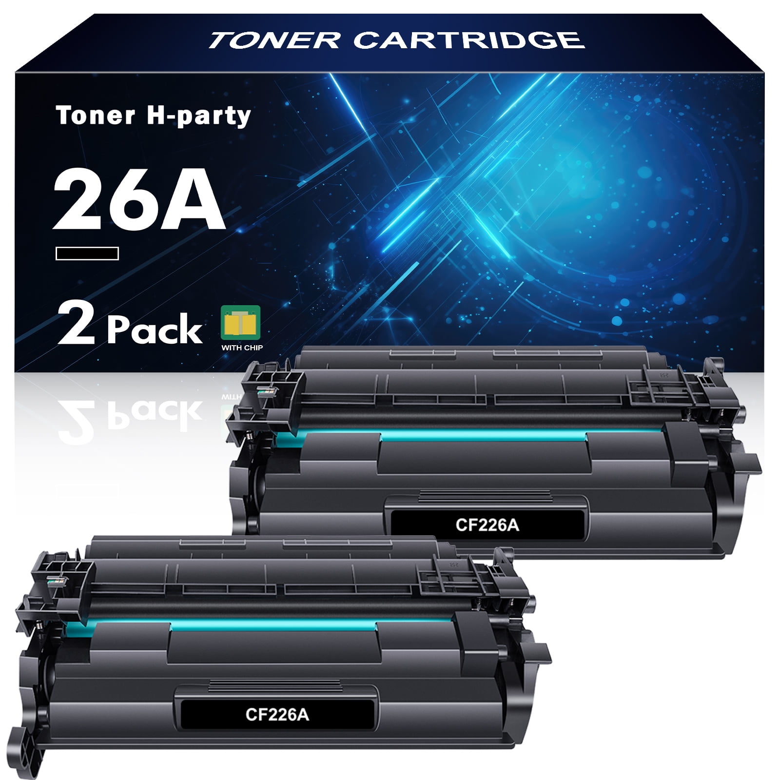 26A Toner Cartridge Replacement Compatible for HP 26A CF226A Laserjet ...