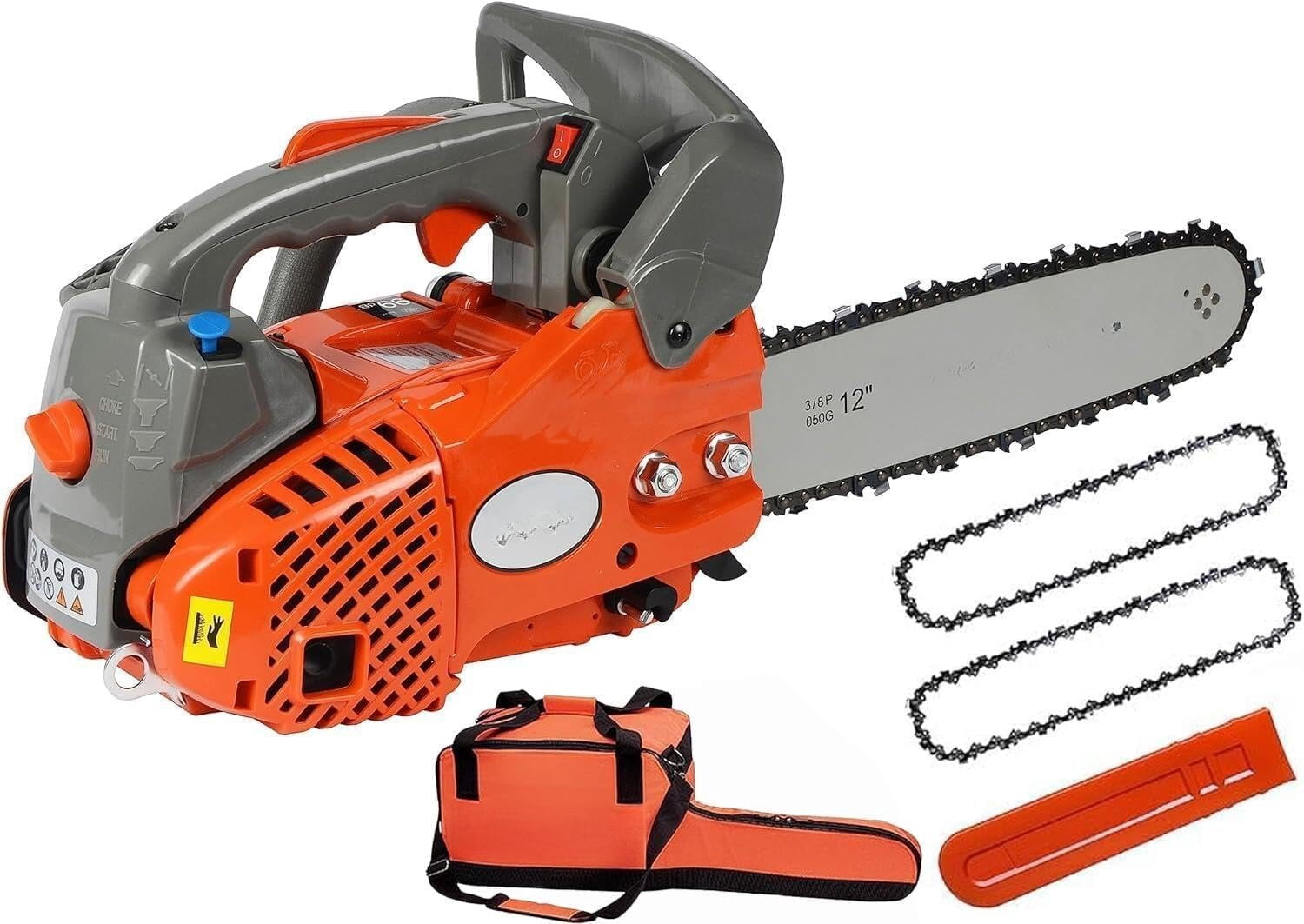 26CC 2-Cycle Handle Gas Small 12 Inch Petrol Handheld Cordless Chain ...