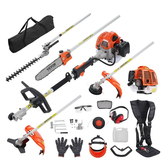 26CC 6-in-1 Multi-Functional Trimming Tools, Gas Hedge Trimmer, Weed ...