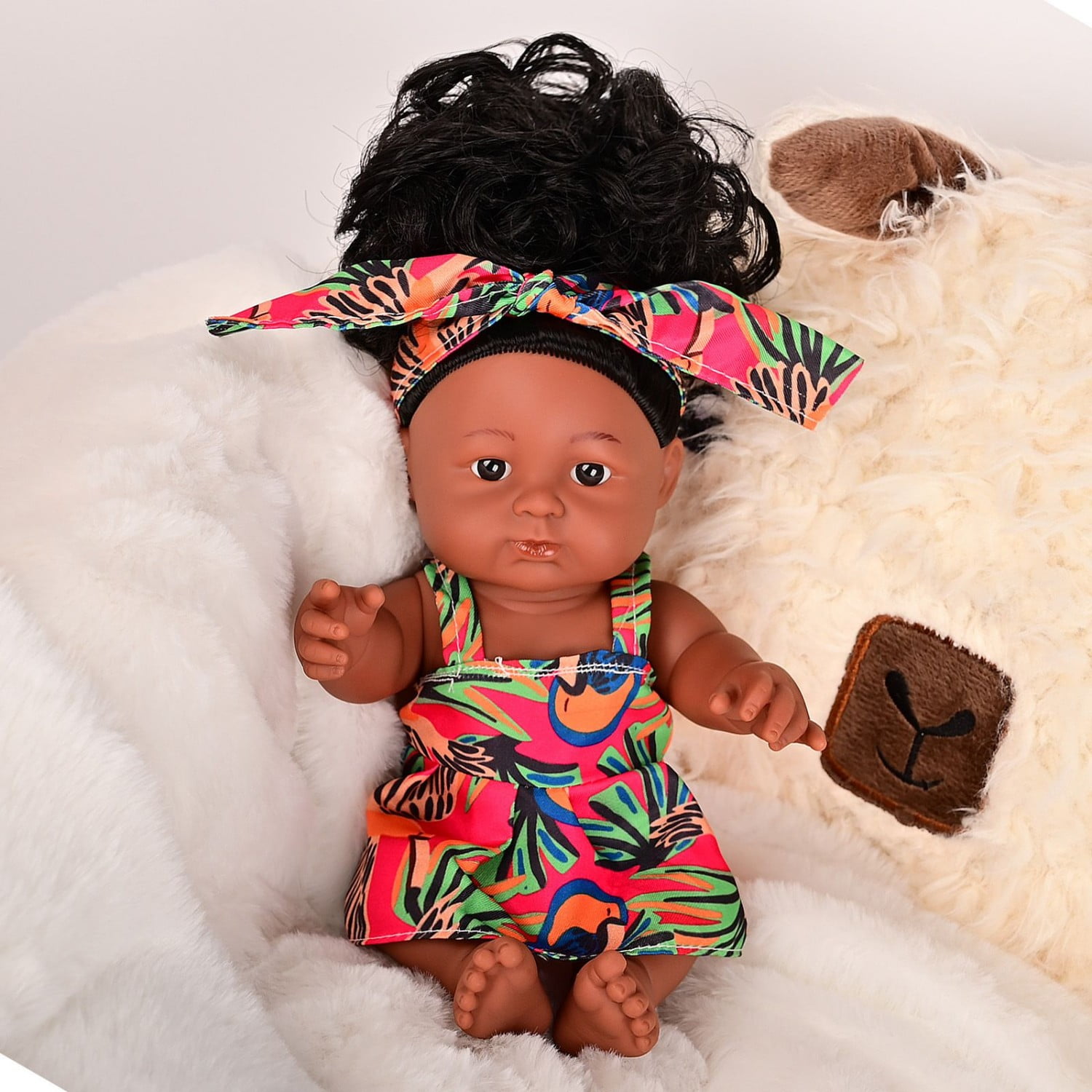 26CM Black Enamel Doll with Full Outfit Perfect for Collectors & Kids ...