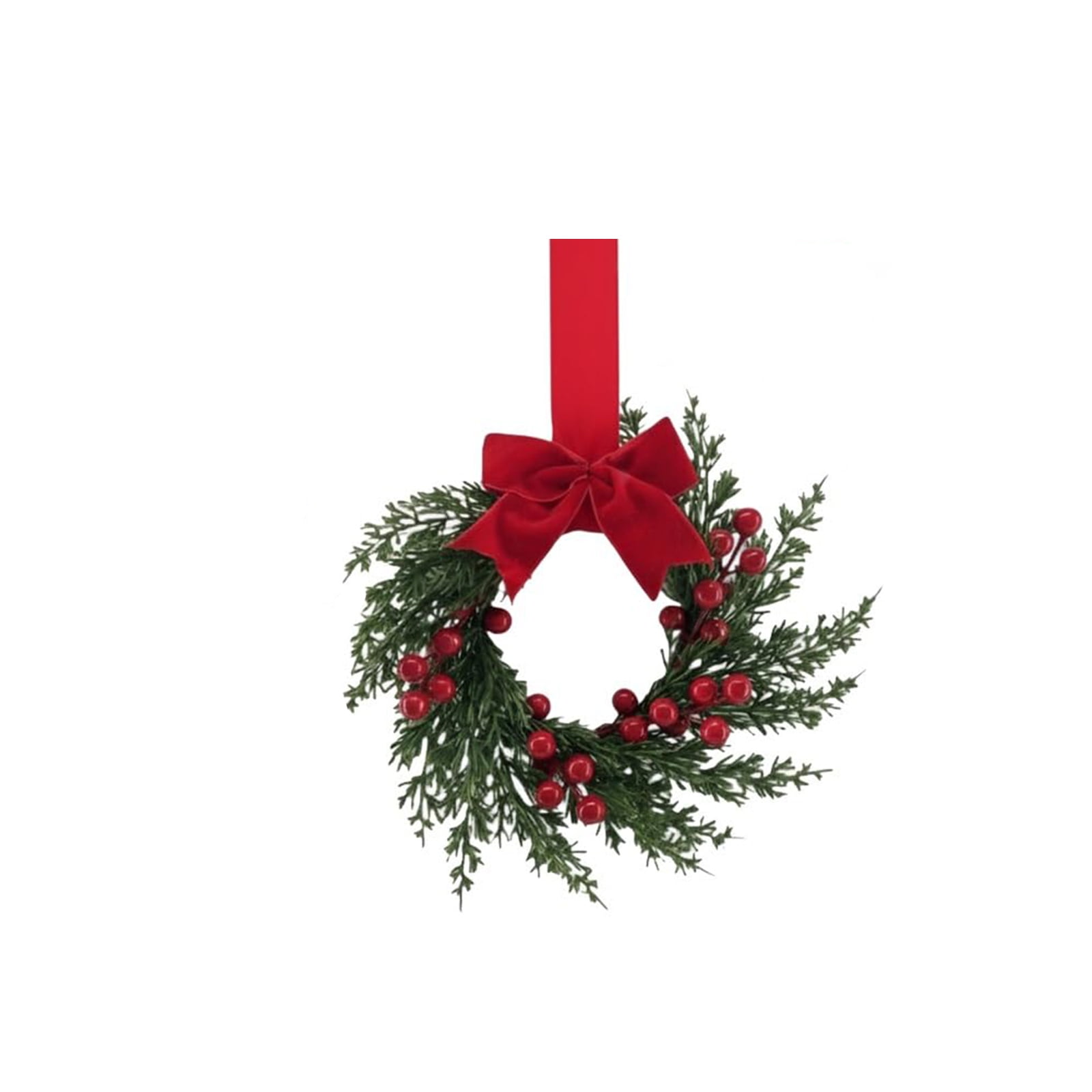 26CM Christmas Flower Garland - Plastic Decorative Garlands for Window ...