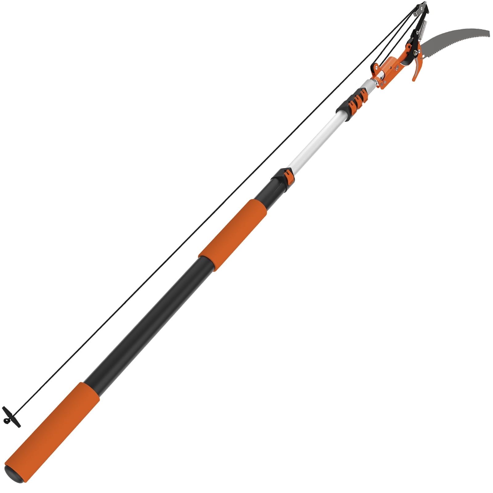 26FT Reach Tree Trimmer, Telescoping Pole Saw with 5-20FT Extension ...