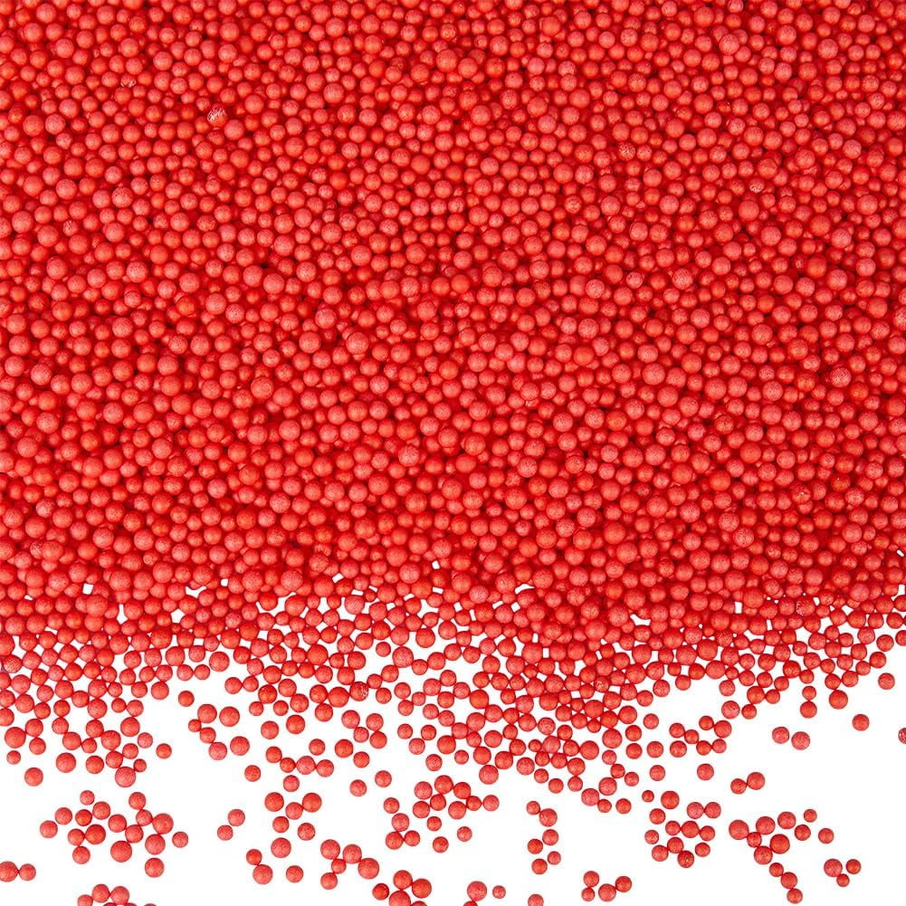26G Small Craft Foam Balls Vase Filler Bead Bulk Red Microfoam ...